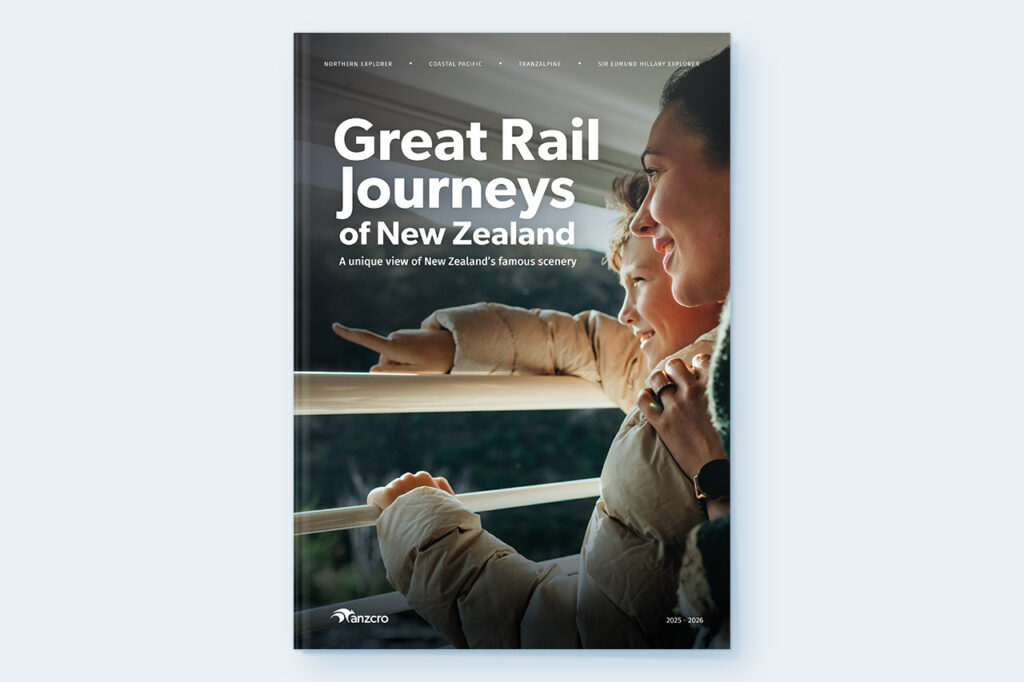 Great Rail Journeys of New Zealand Brochure 2025–2026 | ANZCRO